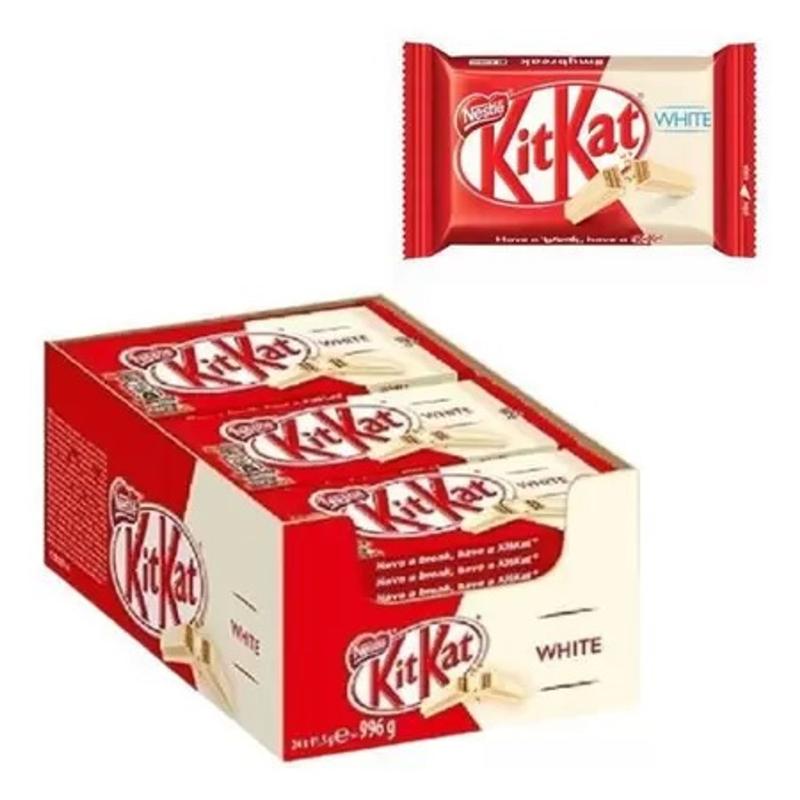 Chocolate Kit Kat Nestlé caixa 996g com 24 unidades de 41,5g cada - Kit ...