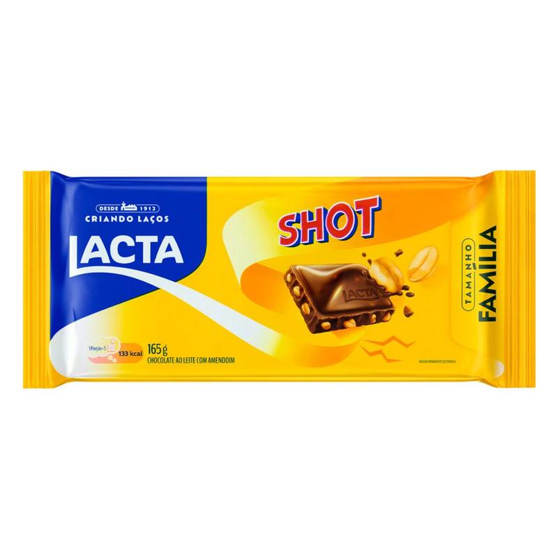 Chocolate Lacta Shot 165g - Chocolate / Barra de Chocolate - Magazine Luiza