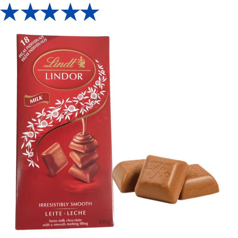 Chocolate Lindt Lindor Milk 100g - Chocolate / Barra de Chocolate ...