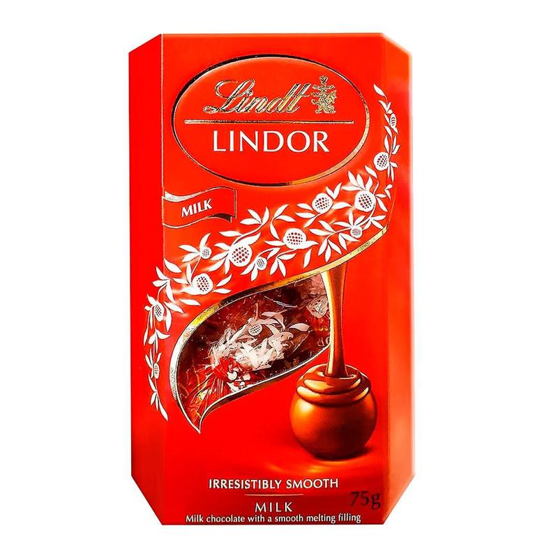 Chocolate Lindt Lindor Milk 75g - Chocolate / Barra de Chocolate ...