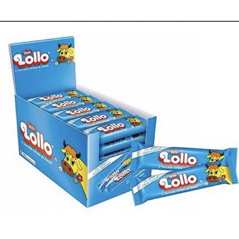 Chocolate Lollo Nestlé Caixa C/30unid - 840g - Chocolate / Barra de ...