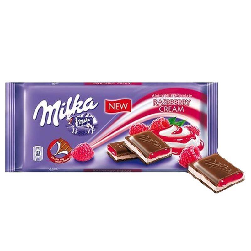 Chocolate Milka Cherry Cream 100G - Chocolate / Barra de Chocolate ...