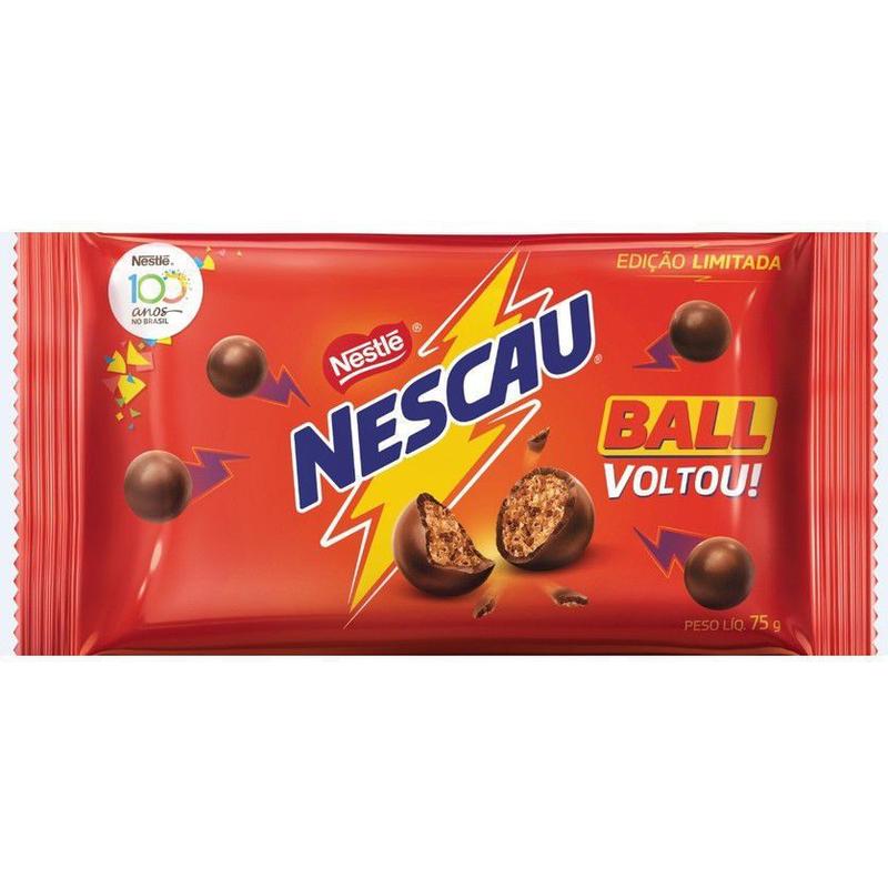 Chocolate Nescau Ball Nestlé 75g - Chocolate / Barra de Chocolate ...