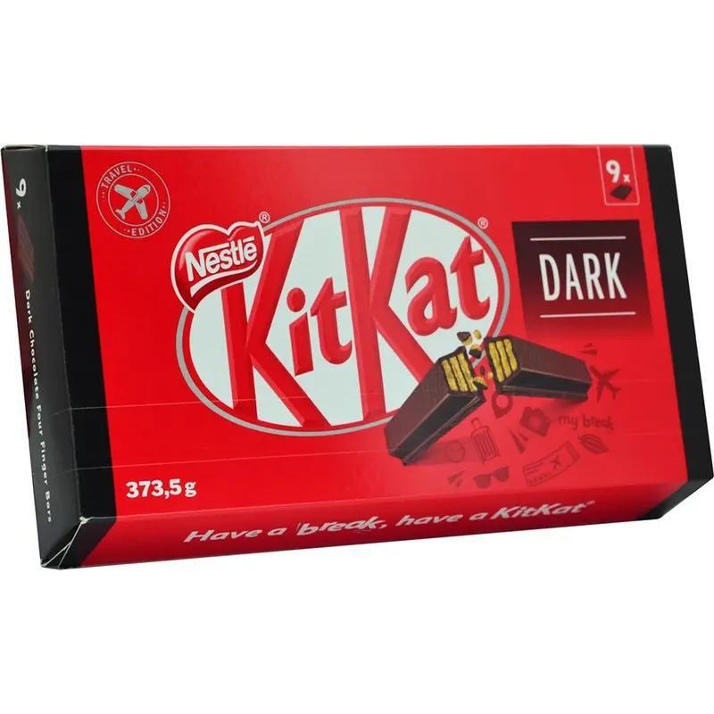 Chocolate Nestle Kit Kat Dark 373 5G 9 Unidades - Kit Kat - Magazine Luiza