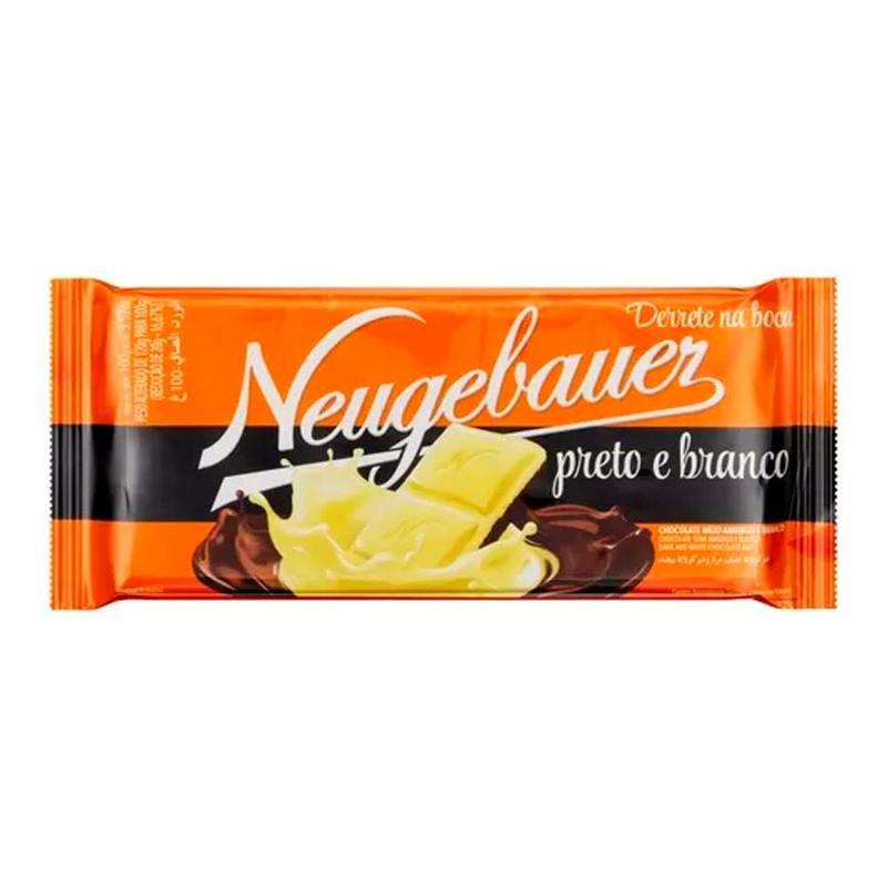 Chocolate Neugebauer Preto e Branco 80g - Chocolate / Barra de Chocolate - Magazine Luiza