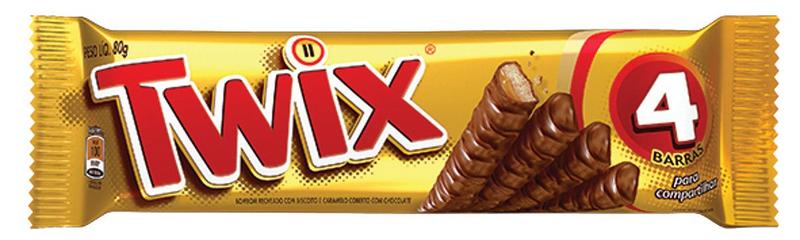 Chocolate Original TWIX 80g - Chocolate / Barra de Chocolate - Magazine ...