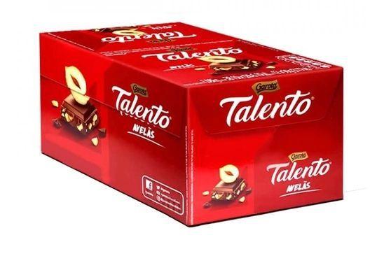Chocolate Talento Sabor Avelãs - 12 Unidades 90g - Chocolate / Barra de ...