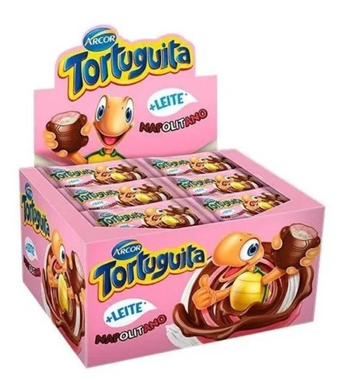 Chocolate Tortuguita com 24 unidades - Diversos Sabores - Arcor ...