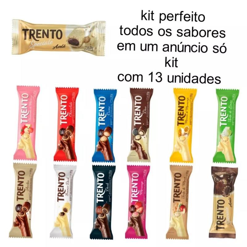 Chocolate trento speciale mais trento tradicional caixa com 13 sabores ...