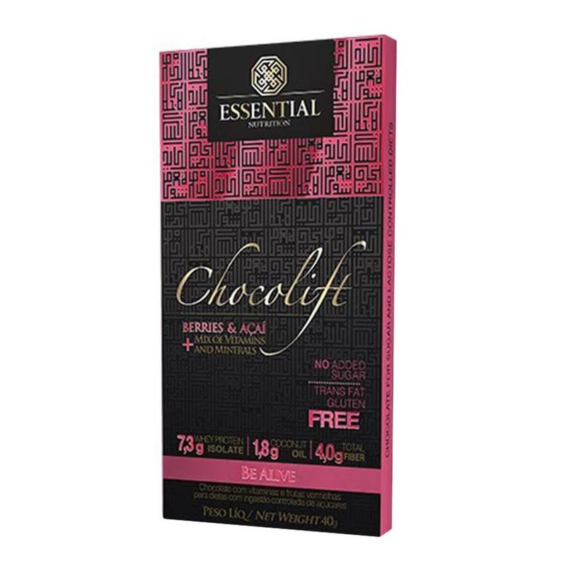 Chocolift Be Alive Essential Nutrition 40g - Chocolate Proteico ...