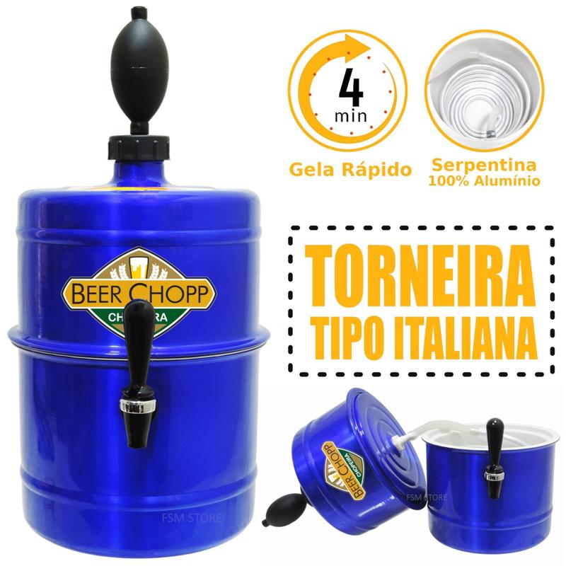 Chopeira Portátil 5,1 Litros Beer Chopp - Chopeira Industrial ...