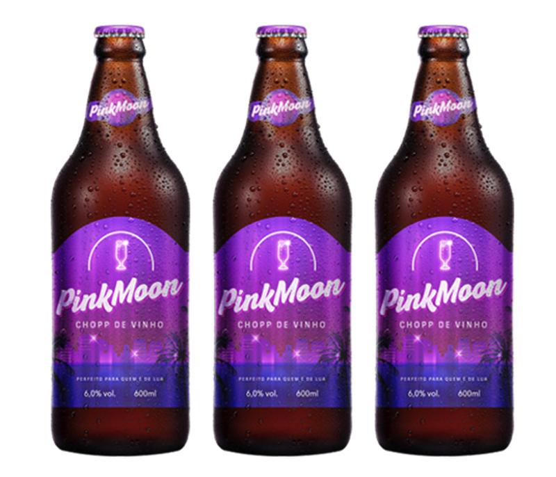 Chopp De Vinho Pink Moon Com Caixa Presente Canecão Express - Bebidas ...
