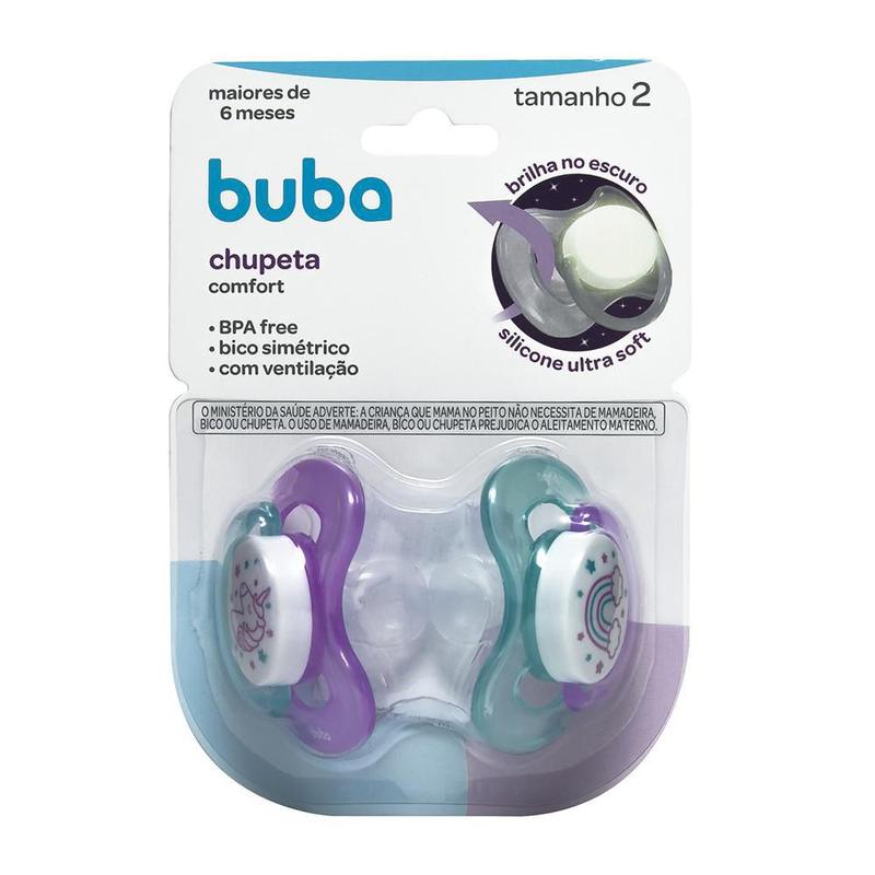 Chupeta Buba Comfort Tam 2 Kit Unicórnio Rosa - Chupeta - Magazine Luiza