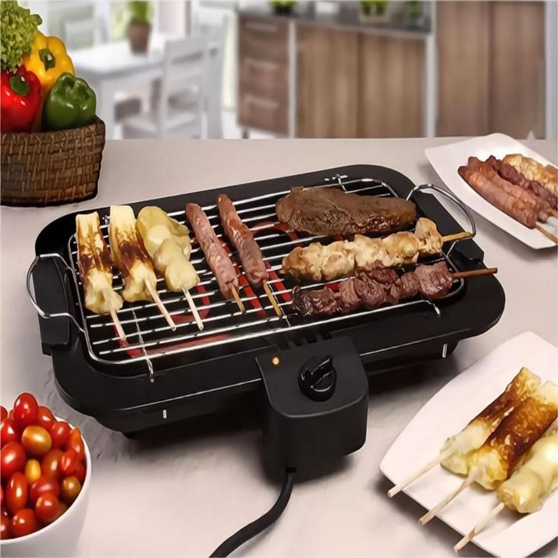Churrasqueira Elétrica de Mesa Bbq Com controle de temperatura, 110/220v - BAK - Churrasqueira e ...
