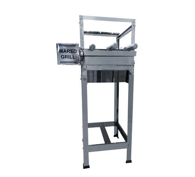 Churrasqueira Giratória 3 Espetos Weg Bivolt Pés Caçamba - Mared ...