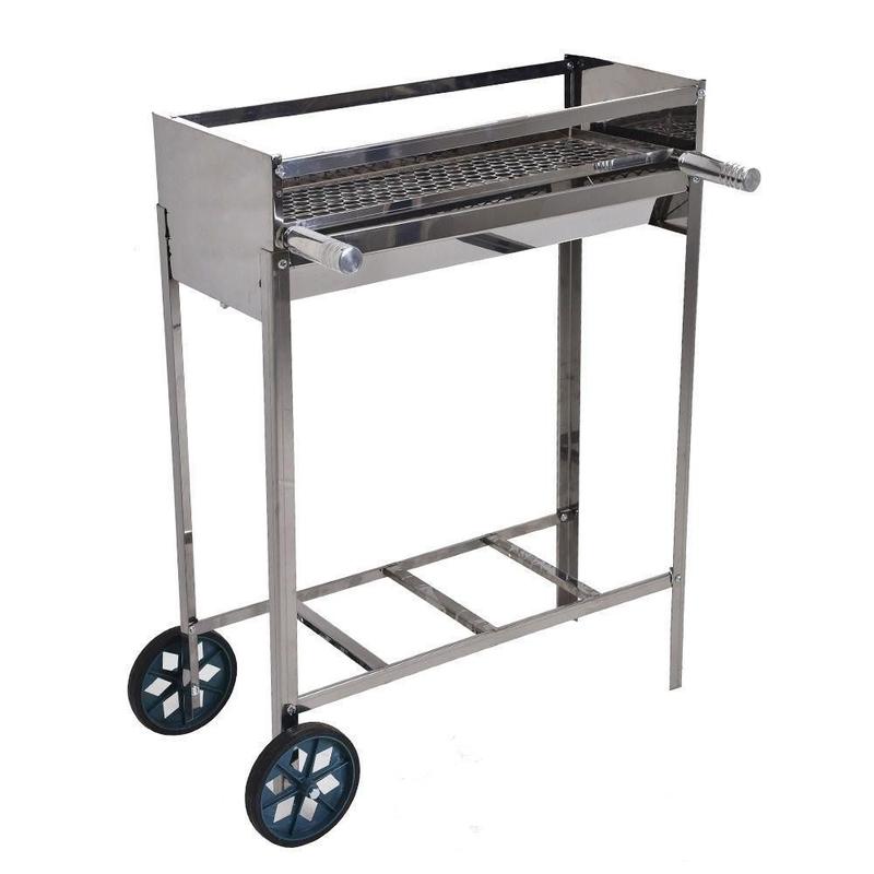 Churrasqueira Portátil Com Rodas Grelha Moeda Issi Grill - Churrasqueira a Carvão - Magazine Luiza