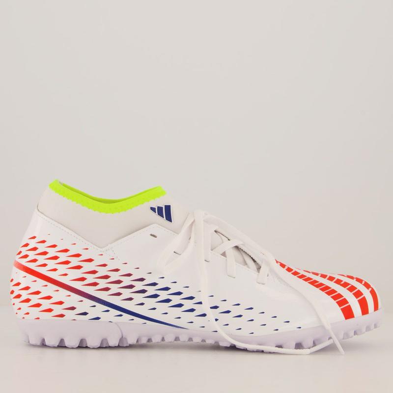 Chuteira Adidas Predator Edge 22.4 Sock TF Society Branca - Chuteira ...