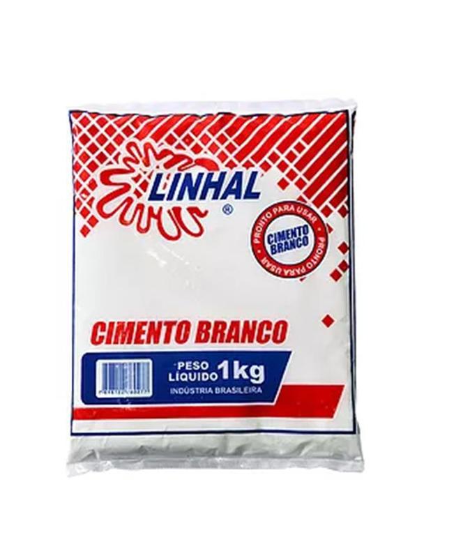 Cimento branco 1kg - linhal - Cimento para Construção - Magazine Luiza
