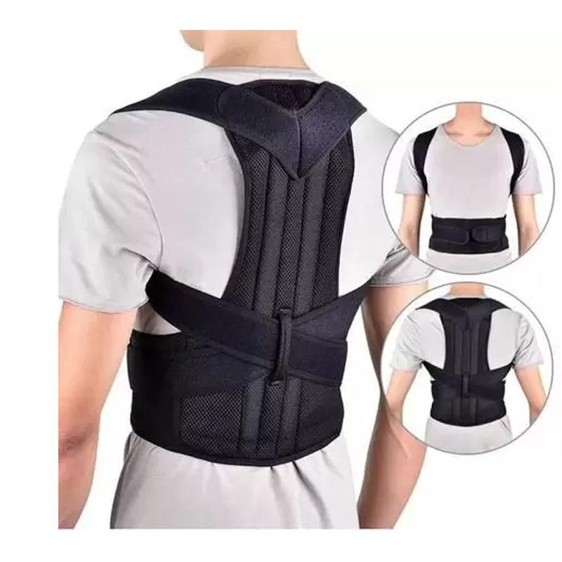 Cinta Postural Colete Corretor Postura Lombar Forte Coluna Neoprene ...