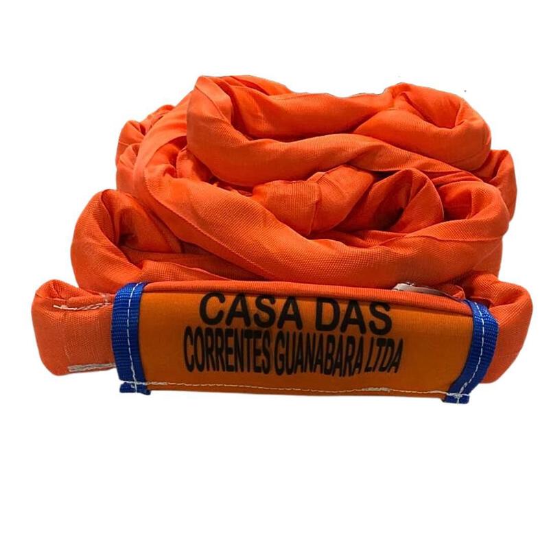Cinta Tubular Anel Elevação de Cargas 10t 6m - Laranja - Casa Das ...