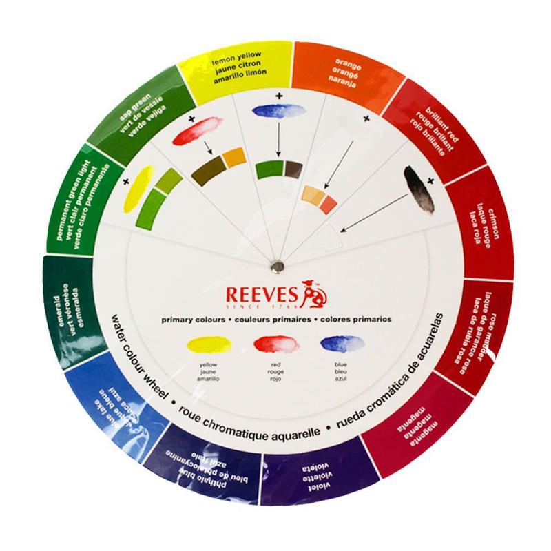 Círculo Cromático Reeves Color Wheel 7650402 - Círculo Cromático ...