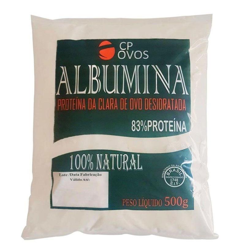 Clara de Ovo Desidratada 500 gramas CP Ovos - CPOVOS - Albumina ...