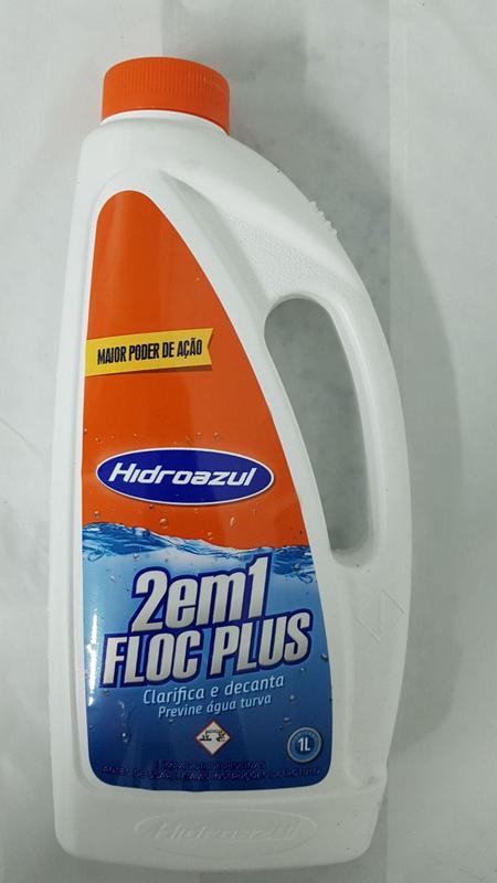 Clarificante 2 em 1 Floc Plus 1Ltr - Hidroazul - Clarificante ...