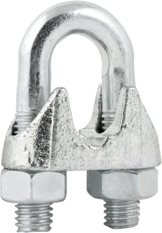 Clips Grampo Para Cabo de Aço 1/2" Cartela Com 2 Peças Vonder - Grampo ...