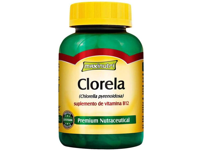 Clorela 400mg 60 Cápsulas - Maxinutri - Fitoterápicos - Magazine Luiza