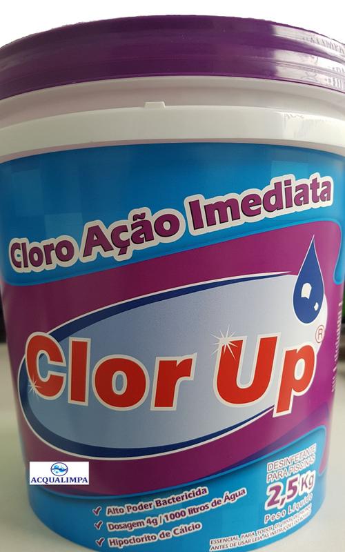 Cloro Ação Imediata Hipoclorito - 2,5Kg - ClorUp - Cloro para Piscina ...