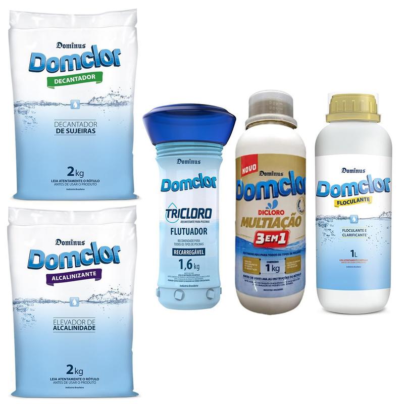 Cloro Multiação Alcalinizante Decantador Clarificante Flutuador ...