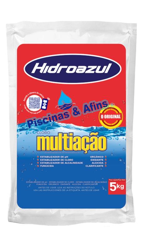 Cloro Multiação Hidroazul Refil 5 kg - Cloro para Piscina - Magazine Luiza