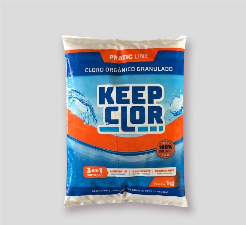 Cloro organico granulado keep clor 3x1 40% de cloro ativo - Cloro para ...
