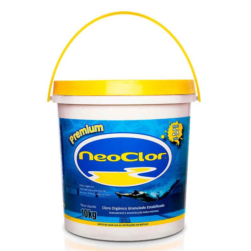 Cloro Premium Neoclor para Piscinas 10KG - Cloro para Piscina ...