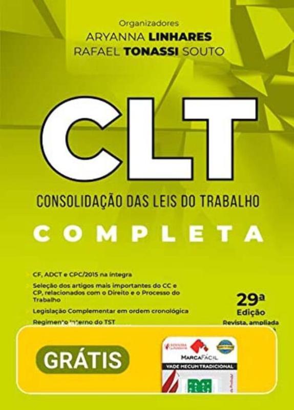 Clt consolidacao das leis do trabalh - GRUPO JUSPODIVM - Livros de ...