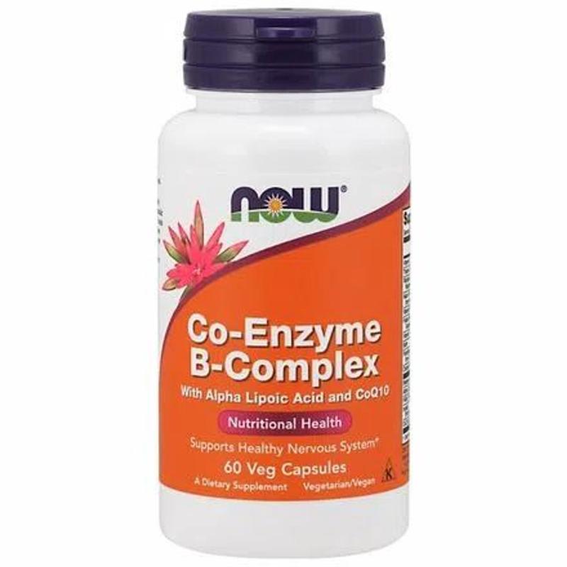 Co-Enzyme B-Complex 60 cápsulas Now - Vitaminas A-Z - Magazine Luiza