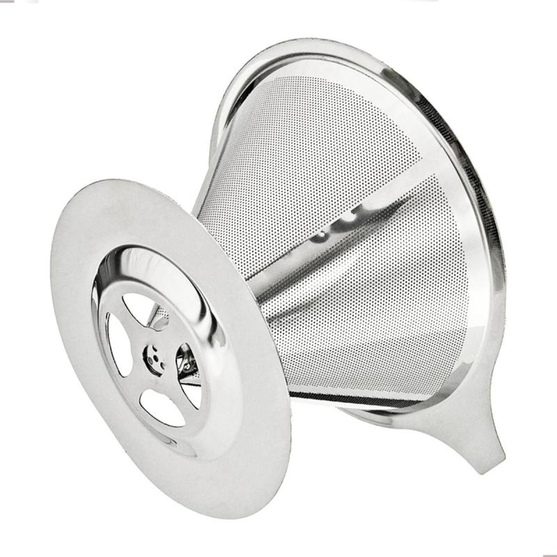 Coador de café aço inox tamanho 103 reutilizável não passa pó para a ...