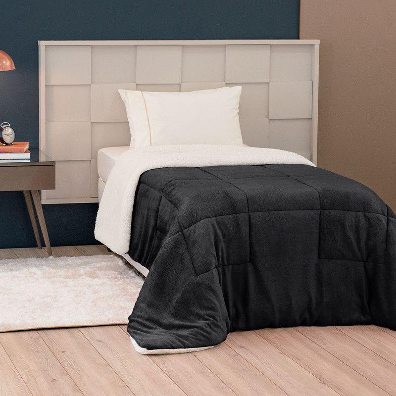 coberdron edredom solteiro lã de carneiro com manta/soft infantil ...