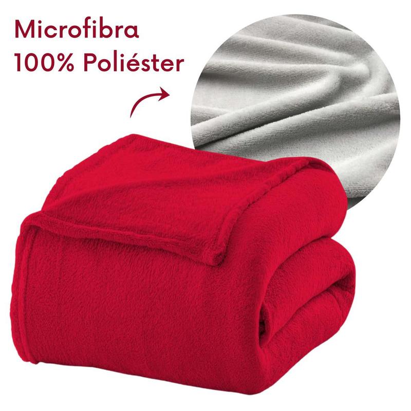 Coberta De Manta Microfibra Extra Macio Unissex Várias Cores - Camesa ...