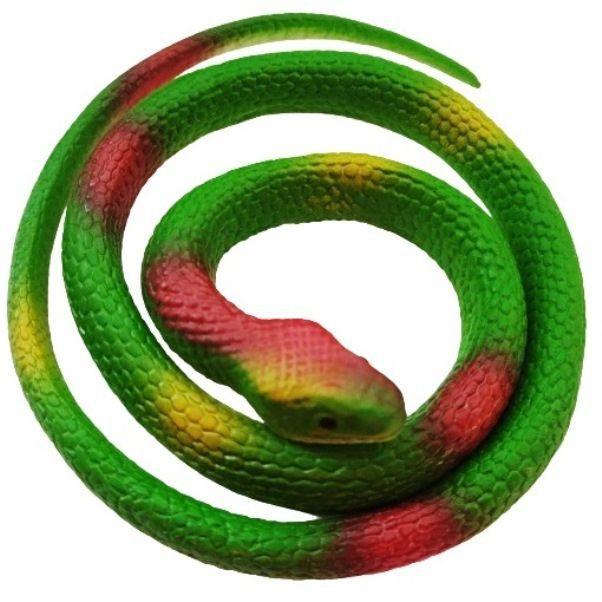 Cobra Borracha Colorida Verde Gr. - Brincadeira Pegadinha - Brink Fest ...