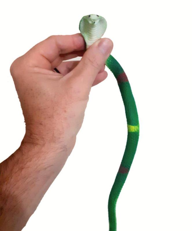 Cobra de Borracha flexível Assustadora Serpente Macia Pegadinha ...