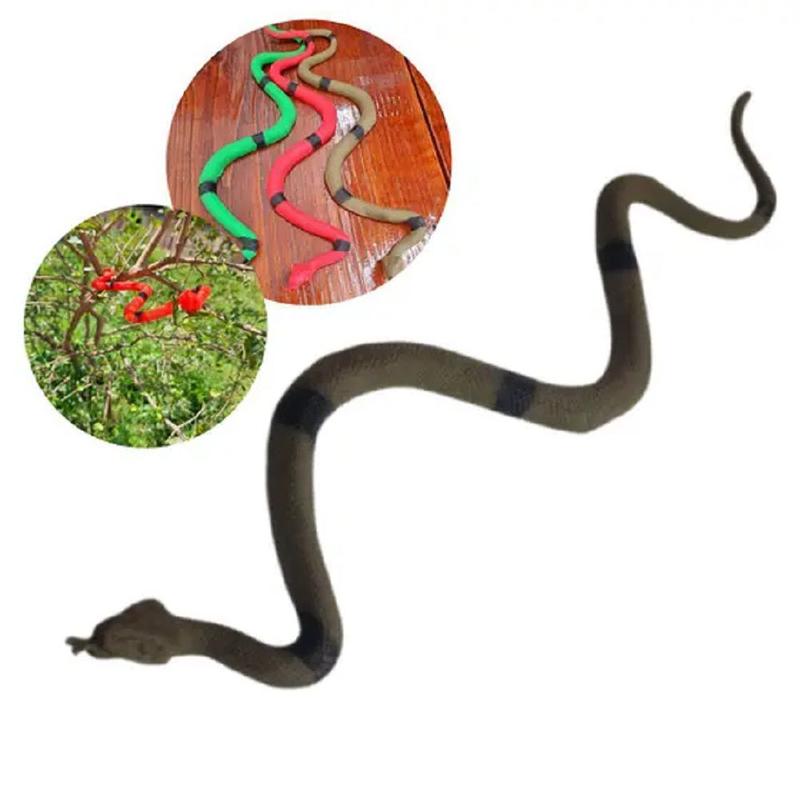 Cobra Falsa Pequena Serpente Brinquedo De Borracha Pegadinha ...