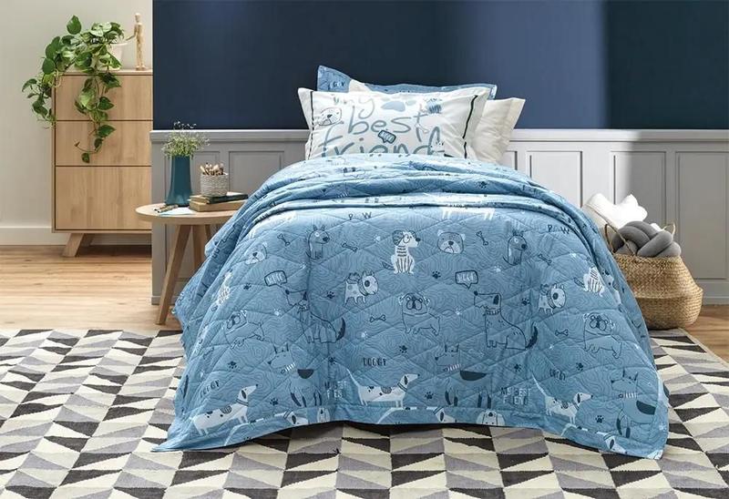 Cobre leito Boris 180 fios - Karsten - Colcha Infantil - Magazine Luiza