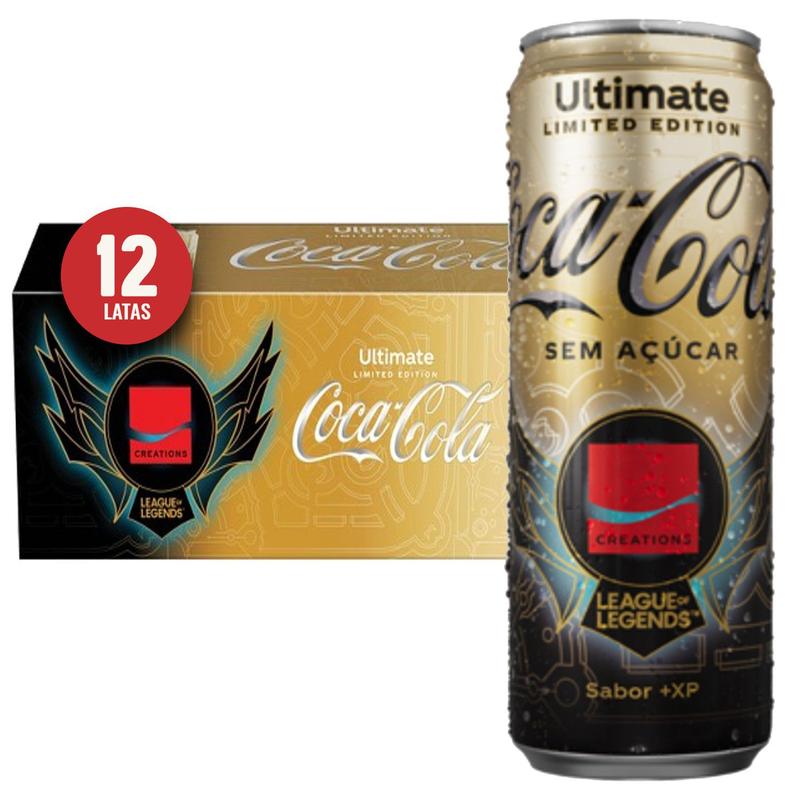 COCA COLA Sem Açucar Ultimate +XP 310ml (12 Latas) - Refrigerante ...