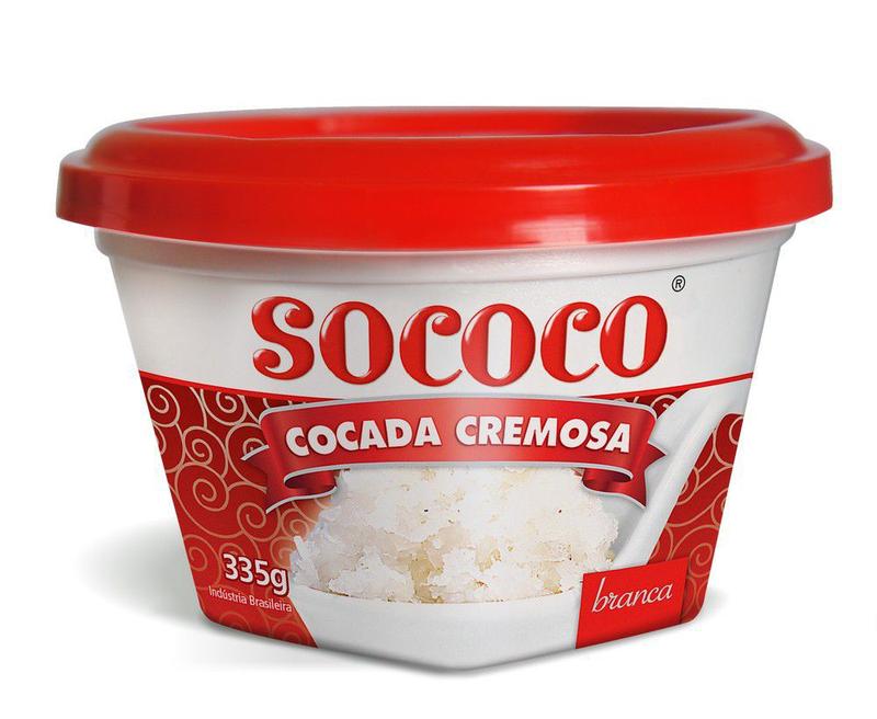 Cocada Cremosa Branca 335g Caixa C/12 Unidades - Sococo - Cocada ...
