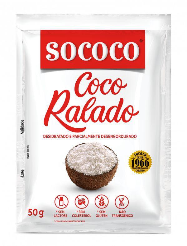 Coco ralado sococo 50g - 50 unidades - Coco Ralado - Magazine Luiza