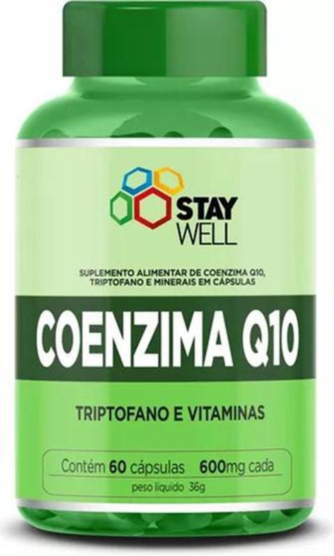 Coenzima Q10 Ubiquinol 100mg - 60 Cápsulas Stay Well - Coenzima Q10 ...