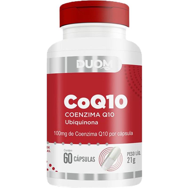 Coenzima Q10 Ubiquinona - 60 Cápsulas 100mg - Duom - Coenzima Q10 ...