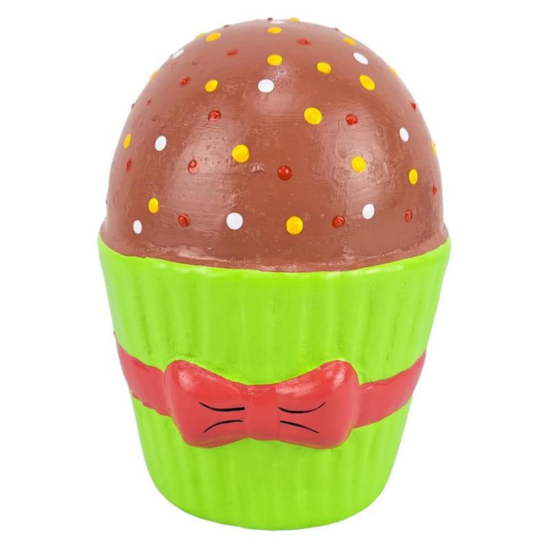 Cofre Cofrinho Cupcake Fake Verde Decoração Mesa Festa - GS - Cofre ...