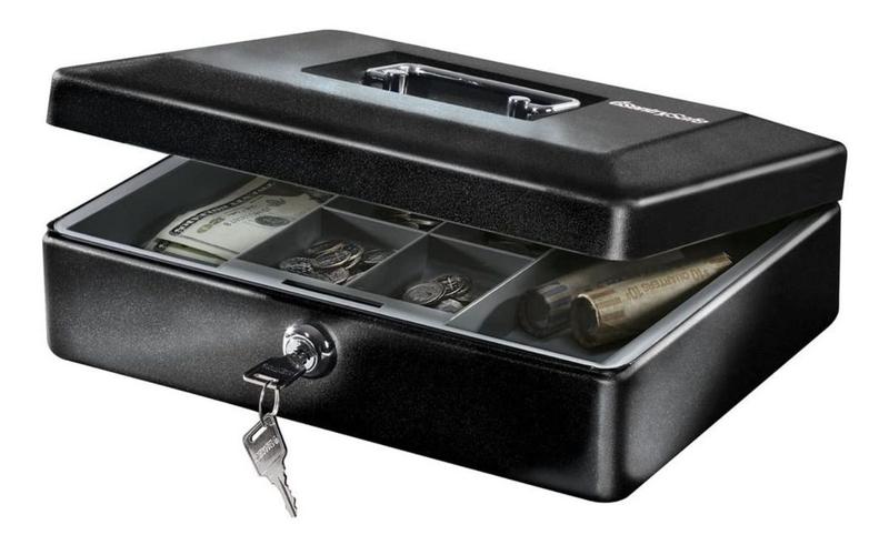 Cofre Metal Pequeno Porta Valores Chave Dinheiro Sentrysafe - Cofre ...
